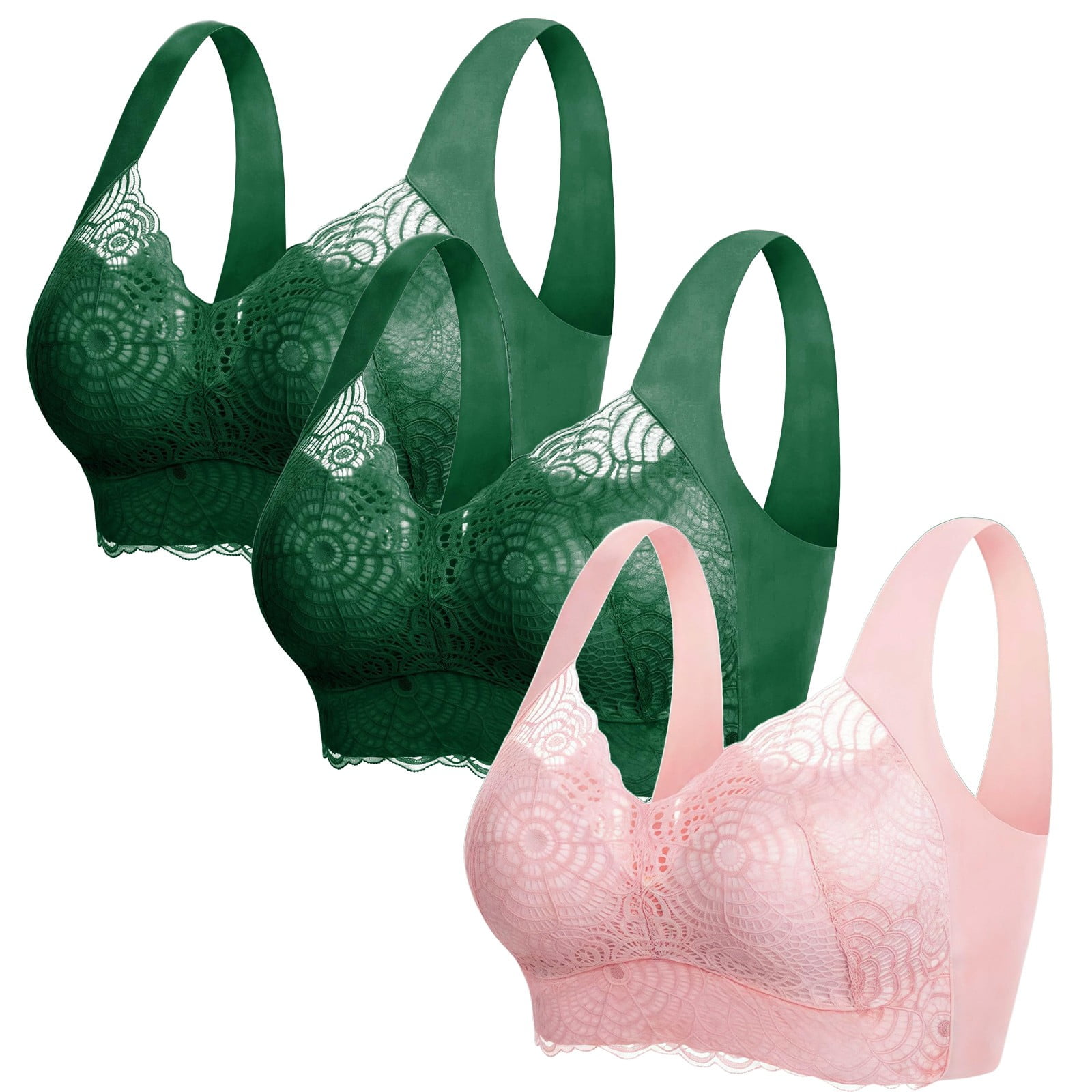 Chuancc Longline Sports Bras For Women Minimizer Bras For Women Full ...