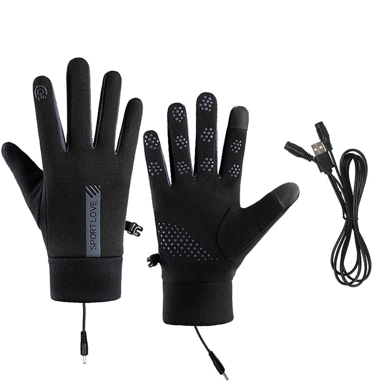 Chuancc Men's USB Rechargeable Heated Golf Gloves - Waterproof ...