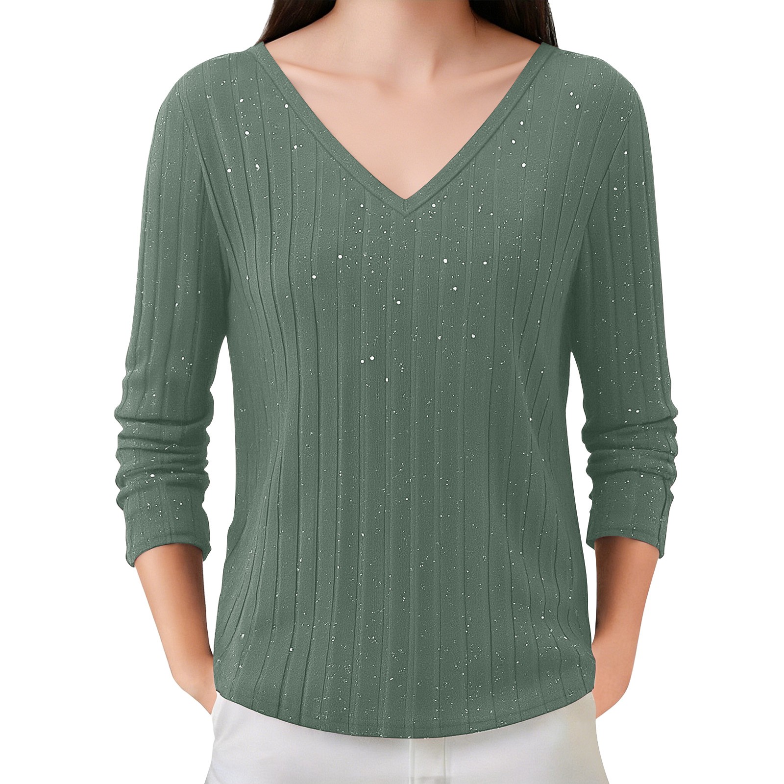 Chuancc Soft Cozy Sweaters For Women Womens Warm Sweaters Fitted ...