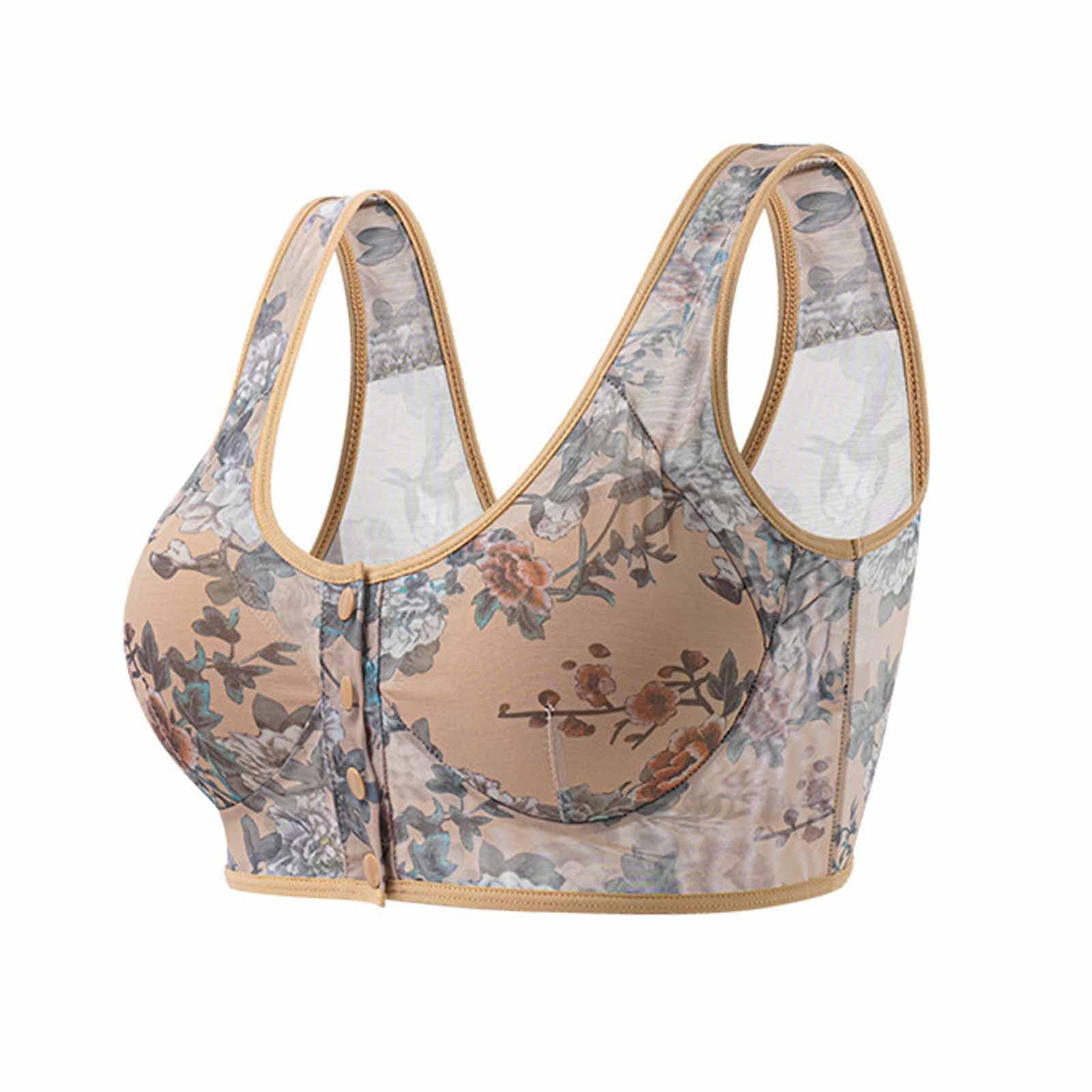 Chuancc Supportive Bras For Women Seamless Bras For Women Front Closure ...