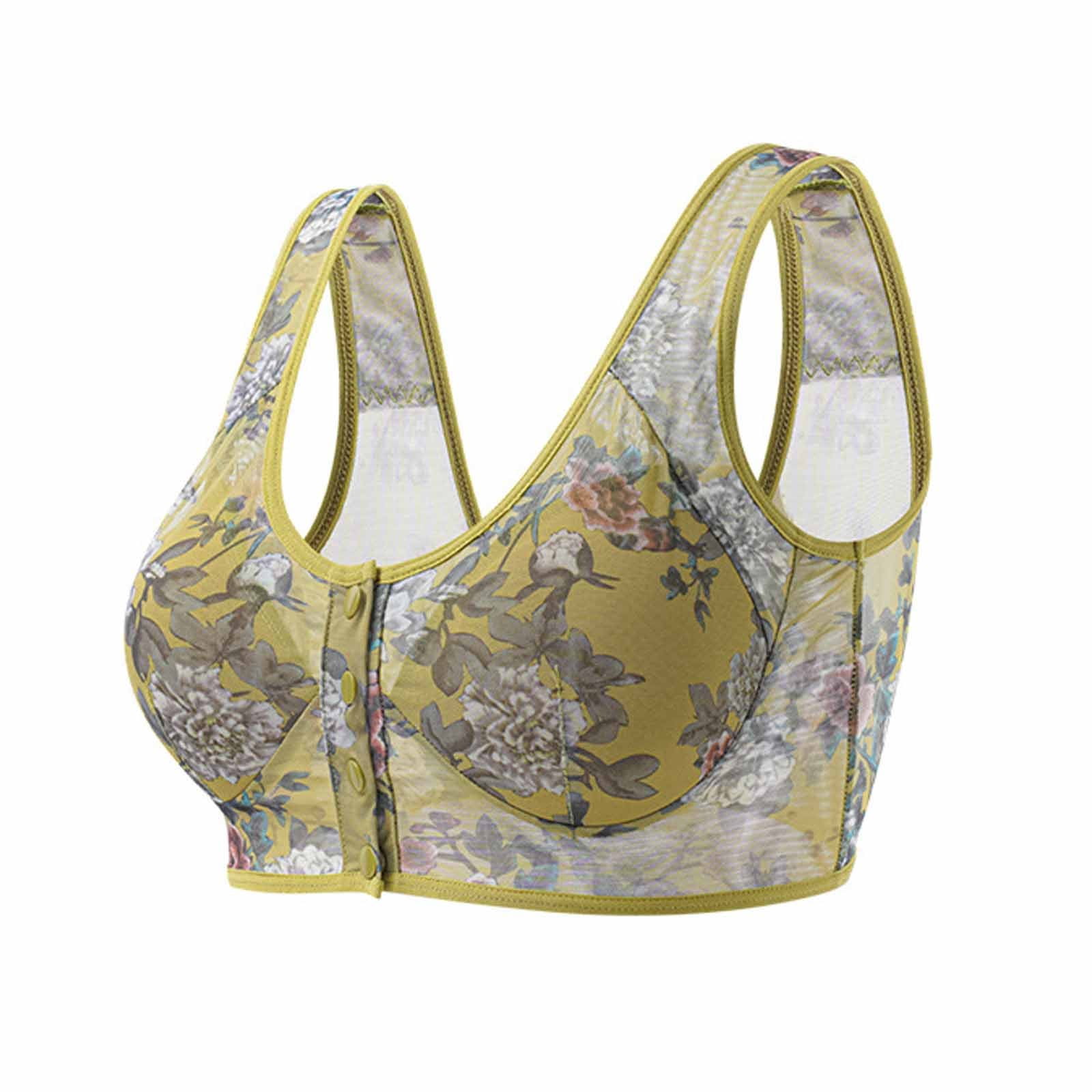 Chuancc Supportive Bras For Women Seamless Bras For Women Front Closure ...