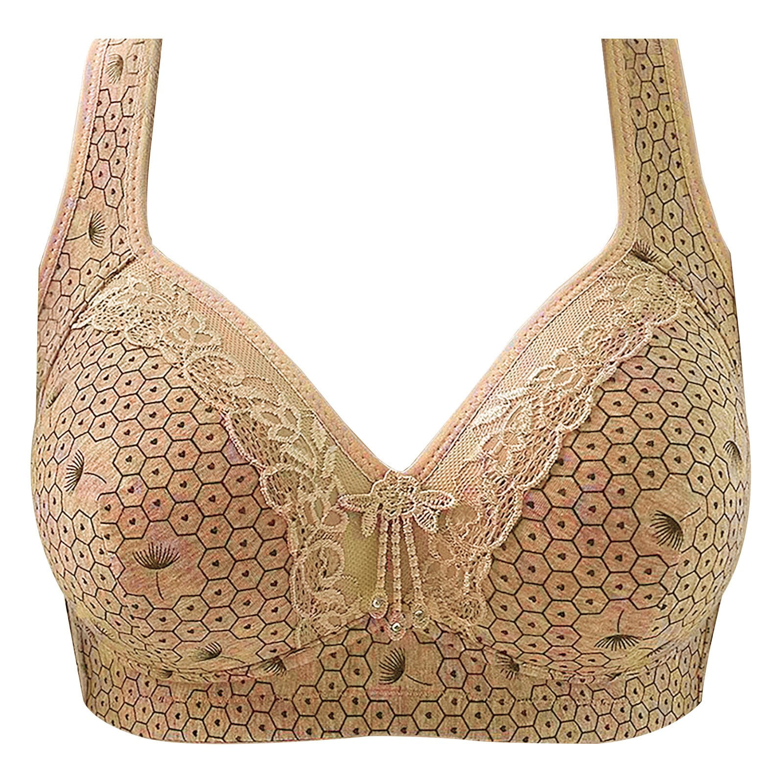 Chuancc Wireless Bra Womens Bras Vest Type Adjustable Women's Gathered ...