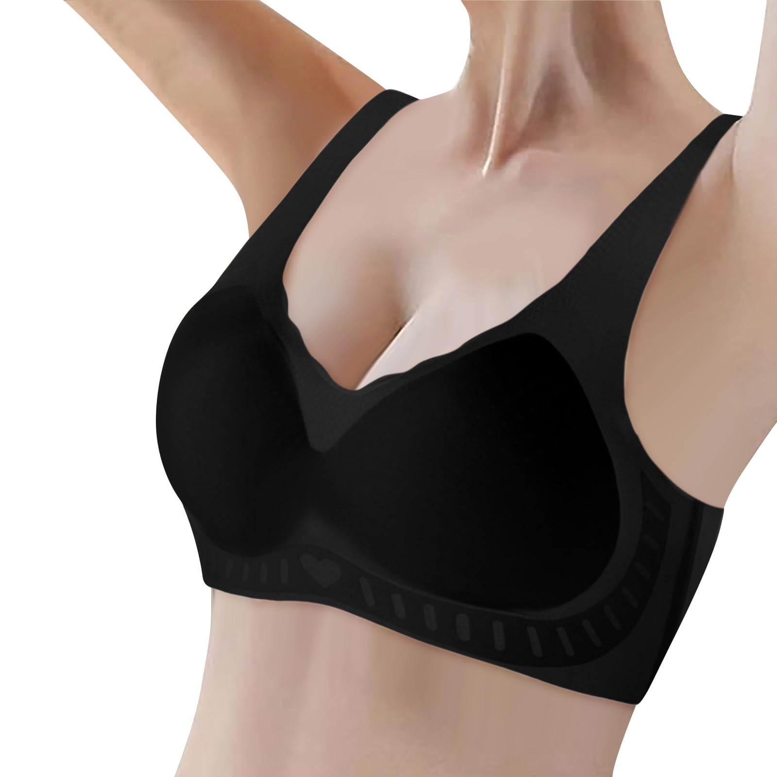 Chuancc Women's Bikini Full Coverage Bra Womens Wireless Bra Super Gather Bra Anti Sagging ...