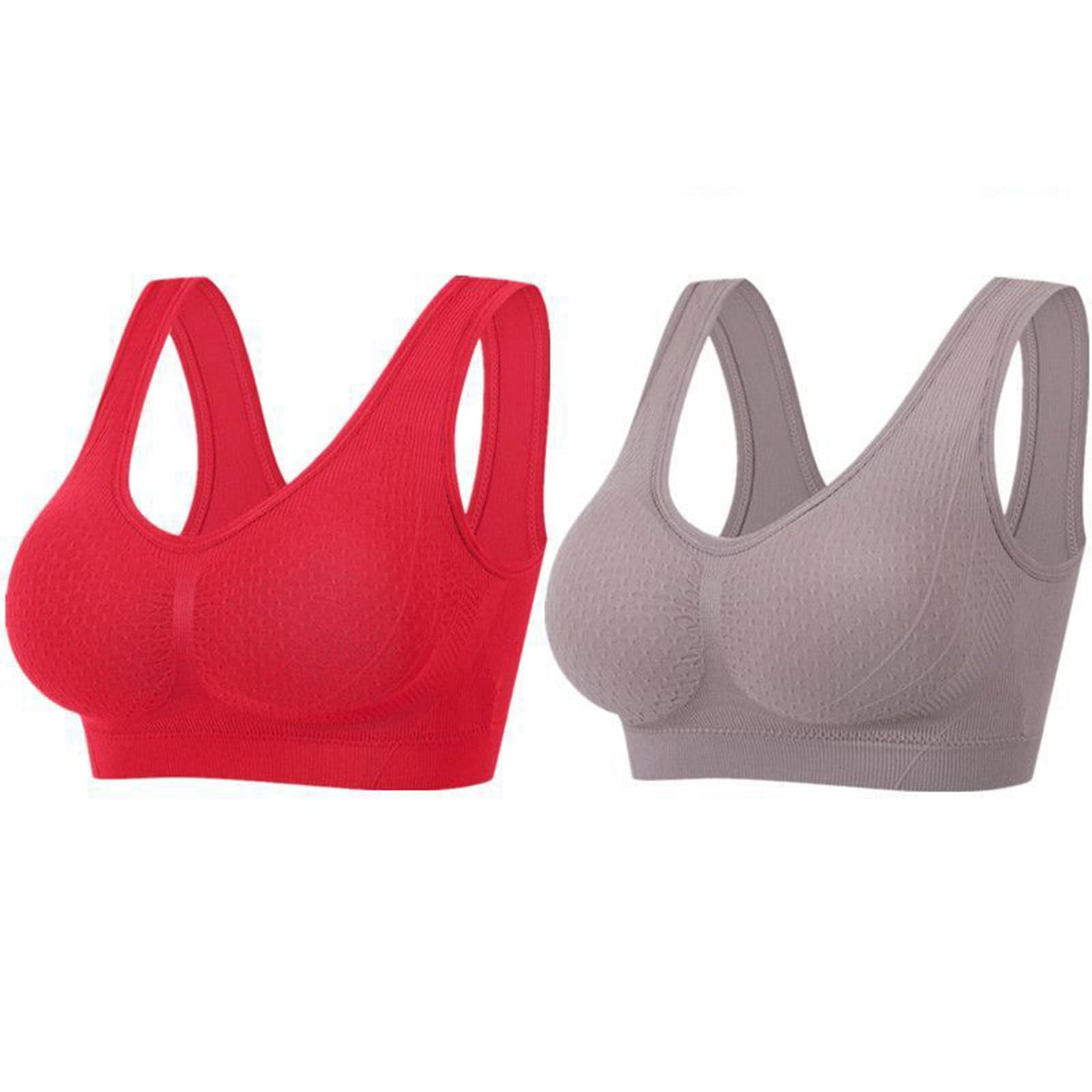 Chuancc Women's Bra Push Up Bras 2PCS Gathering Bra Comfortable Corset ...