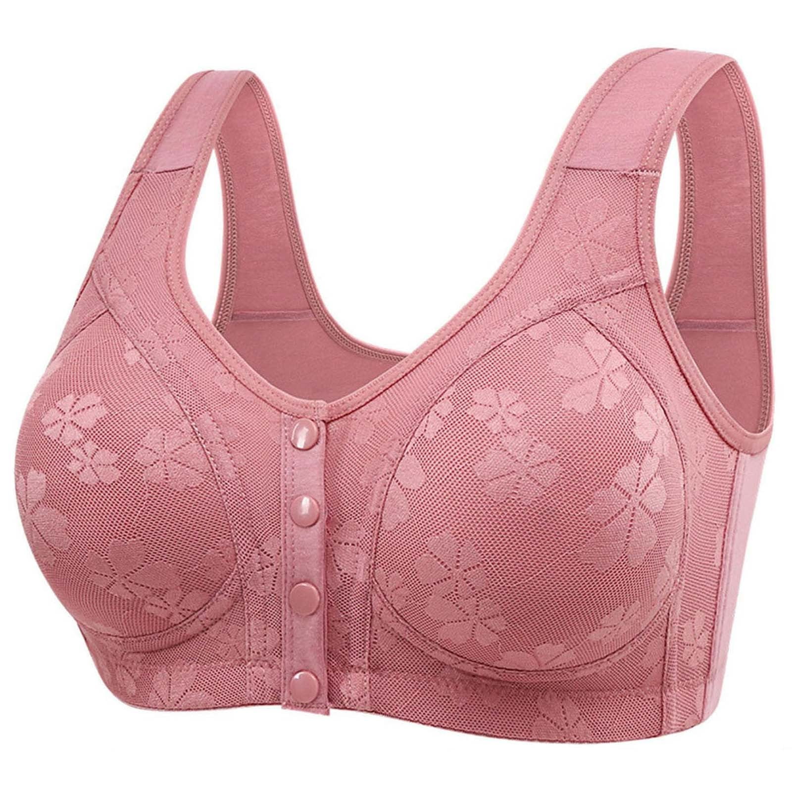 Chuancc Women's Bra Push Up Bras Bra For Women Front Snap Closure Comfort Everyday Bras Plus ...