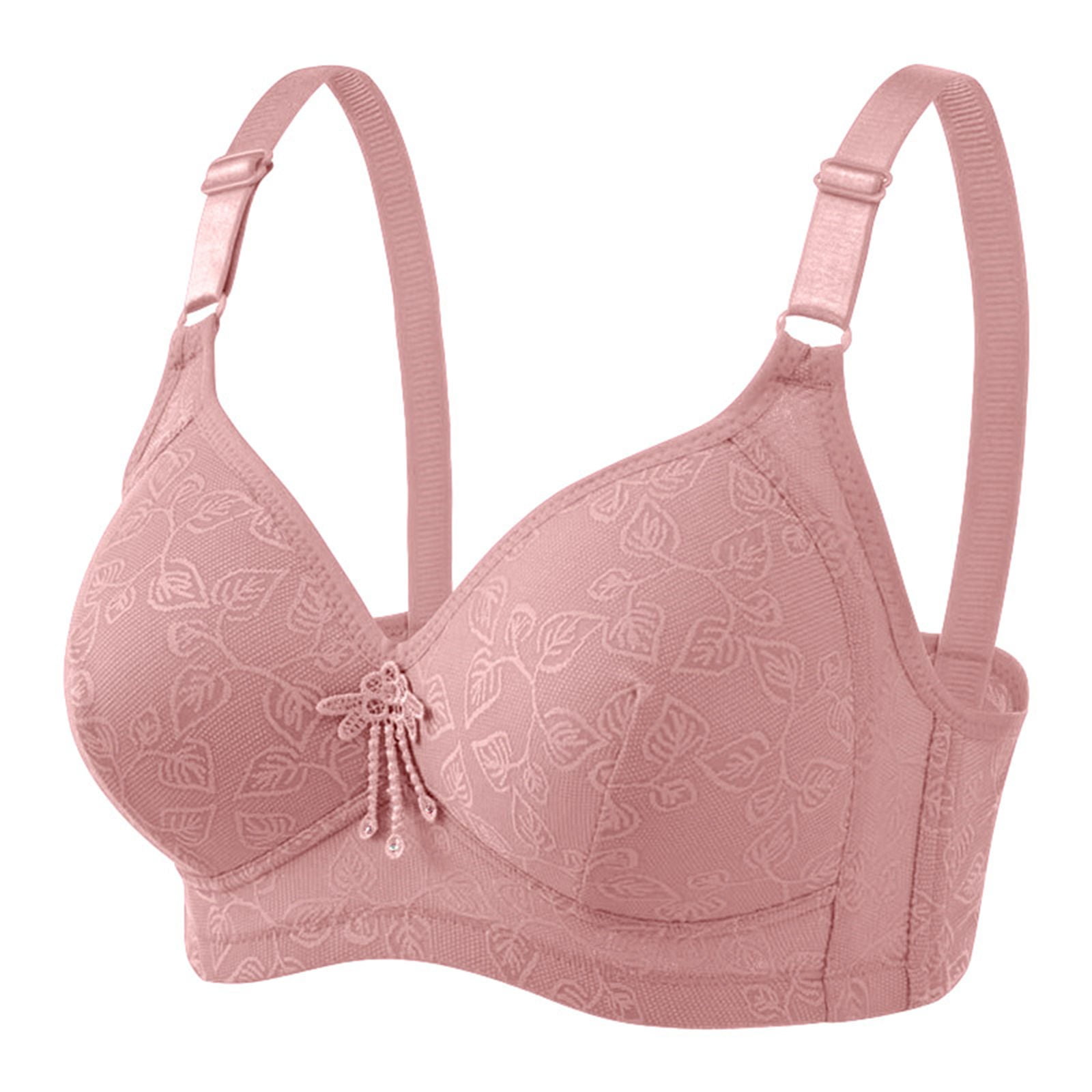 Chuancc Women's Bra Wireless Bras with Support and Lift Comfort Bras For Women Full Coverage ...