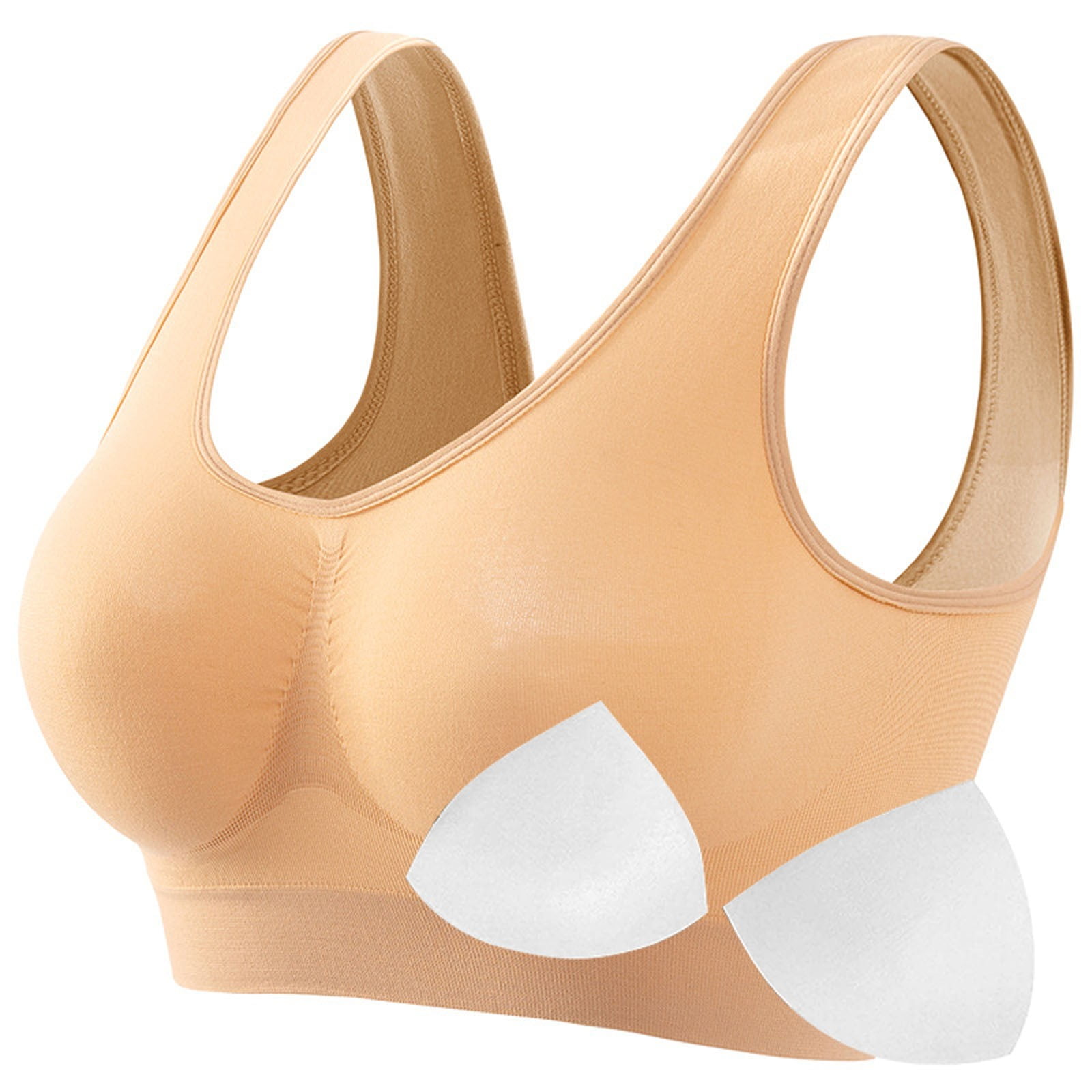 Chuancc Bra Tops For Women With Support Seamless Tops For Women Yoga Bra Yoga Bra Full Coverage ...