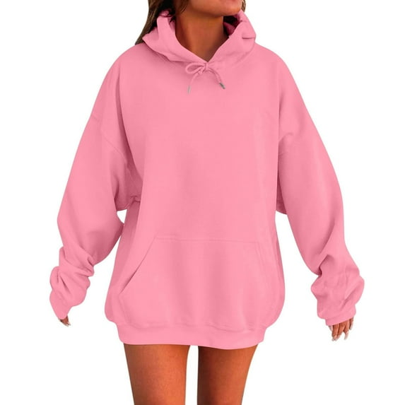 Chuancc Womens Oversized Hoodies Comfy Sweatshirts Spring Fashion 2026 ...