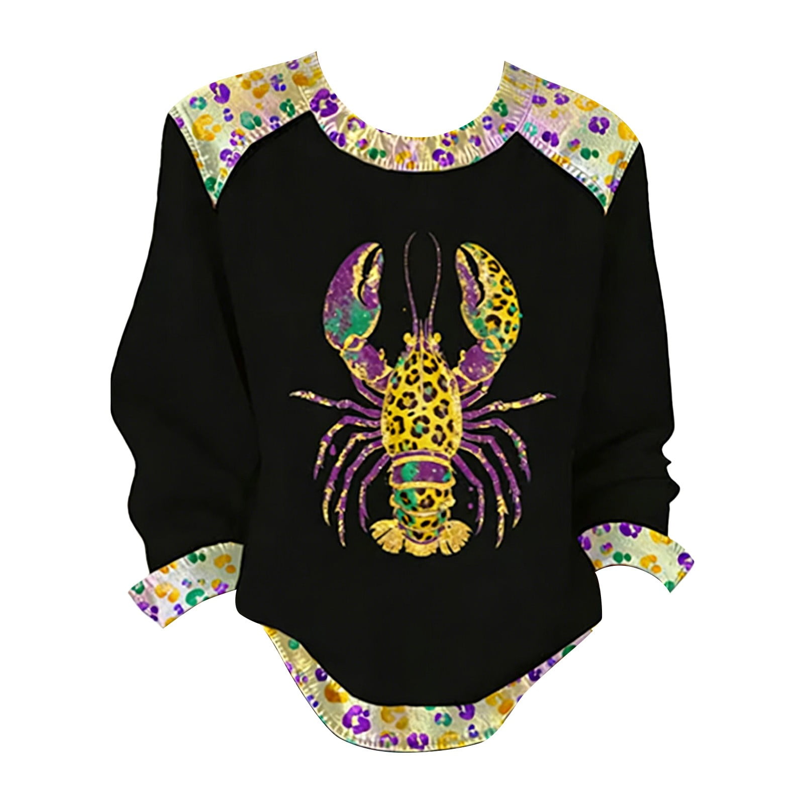 Chuancc Womens Oversized Sweatshirts Pullover Long Sleeve Hoodies Tops ...