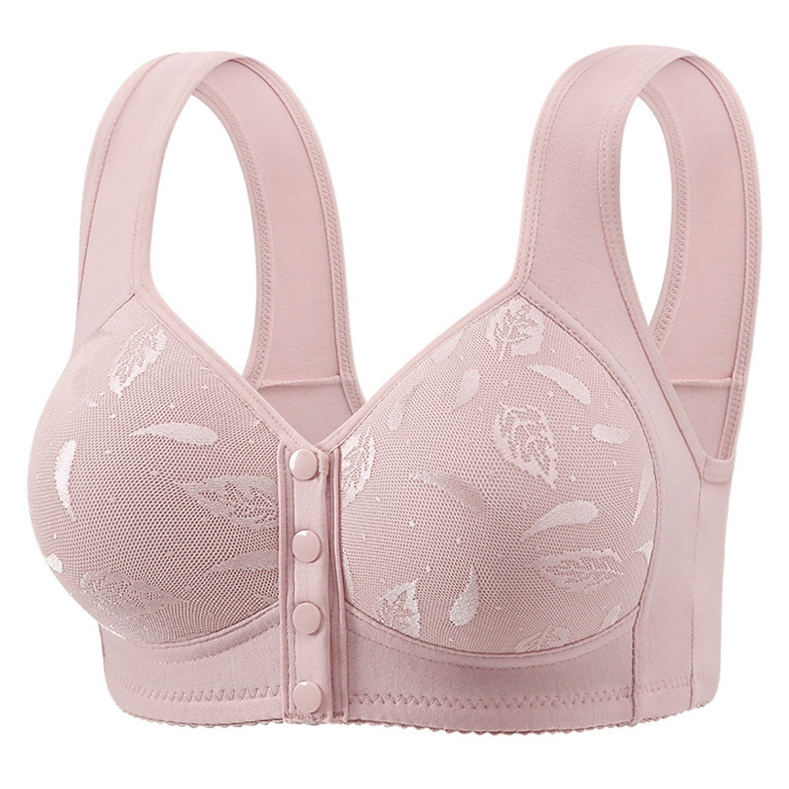 Chuancc Womens Underwear,Front Closure Bras for Older Women No ...