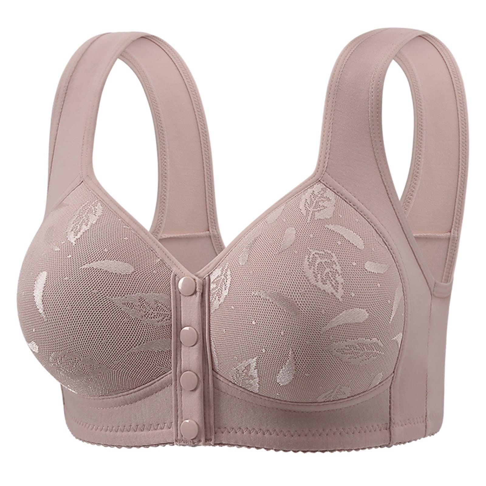 Chuancc Womens Underwear,Front Closure Bras for Older Women No ...