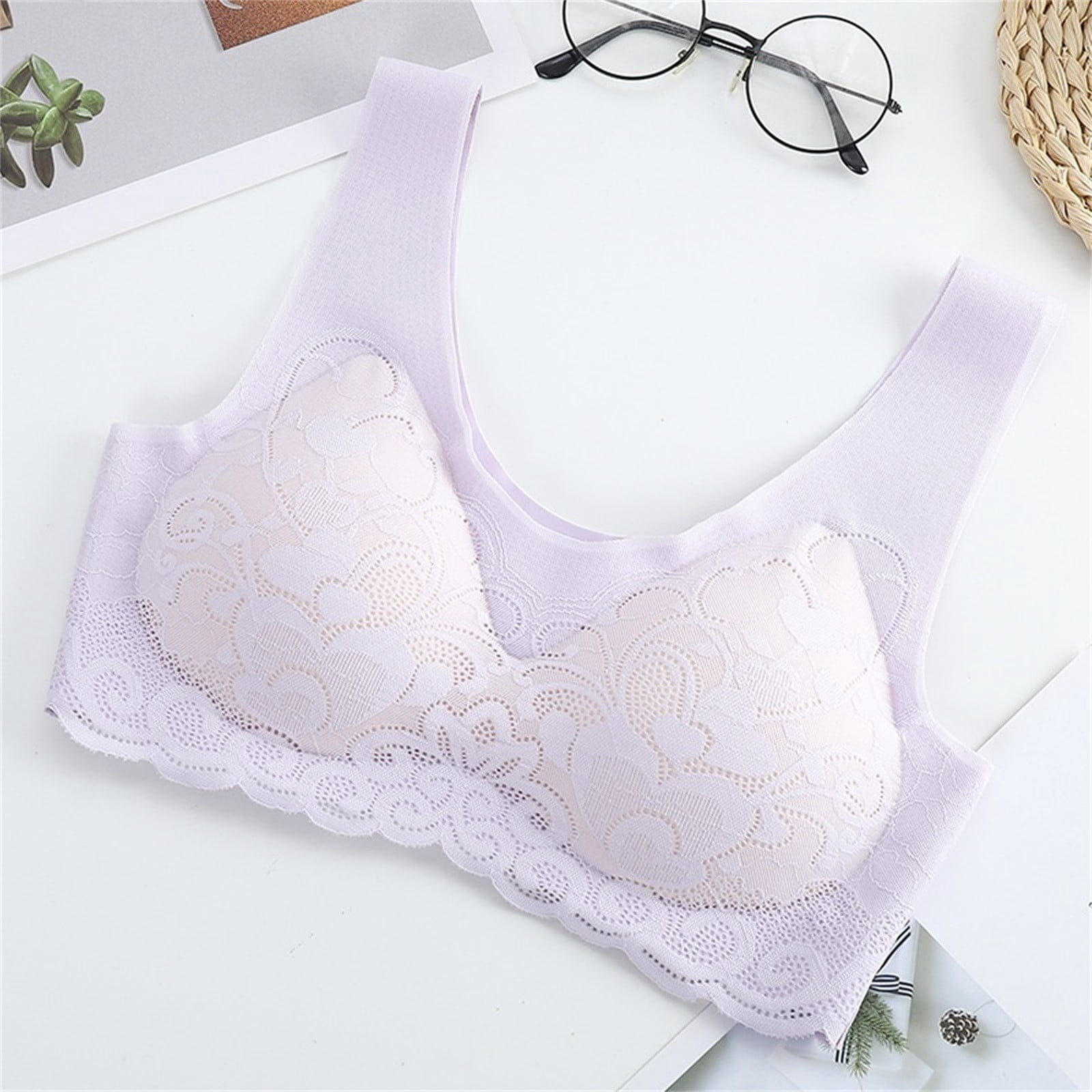Chuancc Womens Underwear,Underwear Women'S Wide Straps without Ring ...