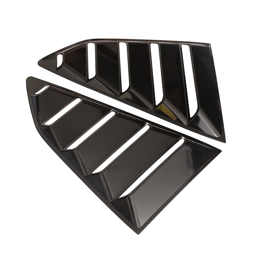 Chuangji 1 Pair Car Accessories Rear Window Blinds Side Tuyere Louvers ...