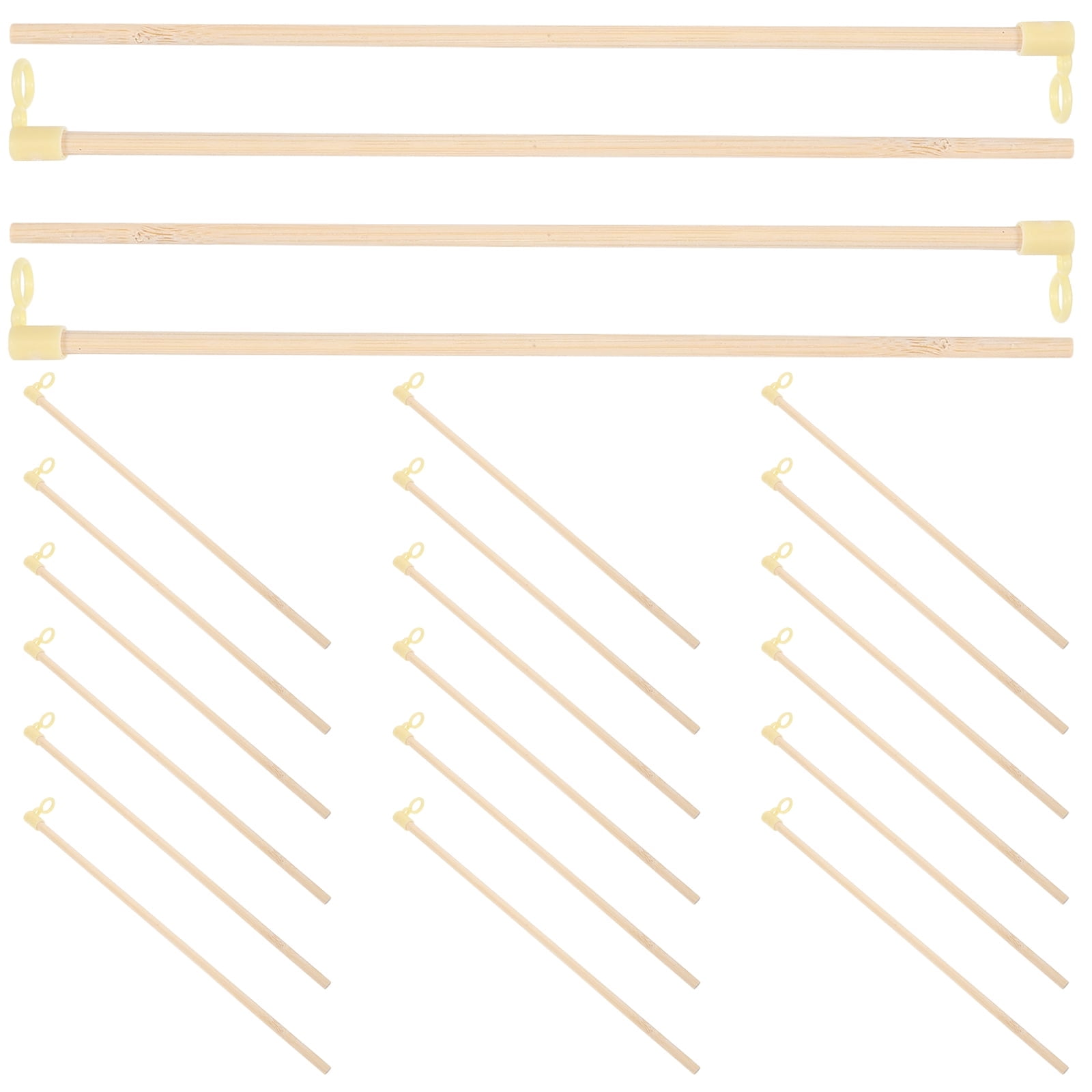 Chuangji 100pcs 28cm DIY Paper Lantern Bamboo Pole Portable Lantern ...