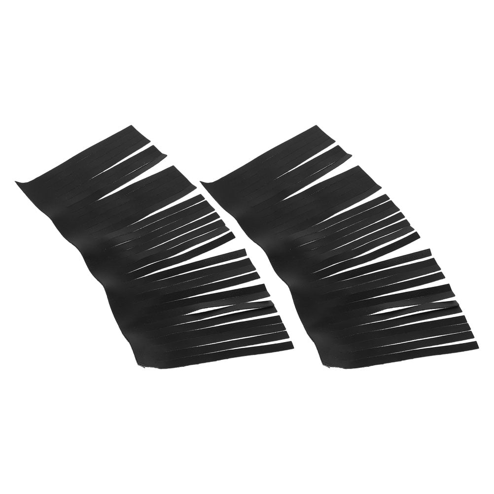 2pcs PU Leather Tassels Vintage Fringe Trim for Motorcycle Foot Pedals ...