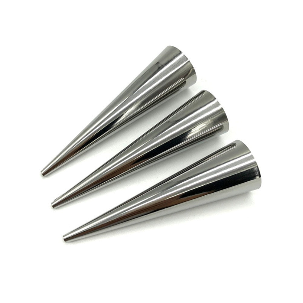 Chuangji 36 Pcs Cream Horn Molds Cake Baking Mold Horn Cake Molds ...