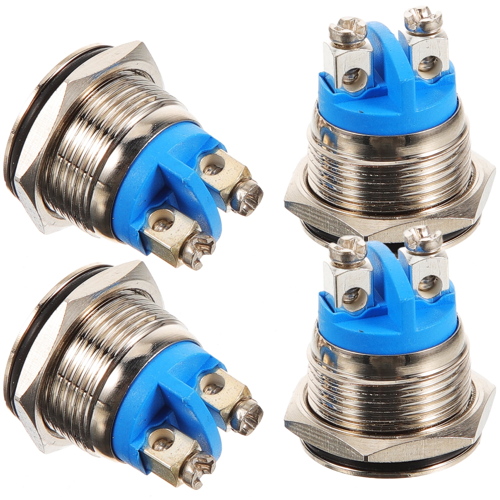 Chuangji 4Pcs Doorbell Button Replacement Wired Ringer Button Sturdy ...