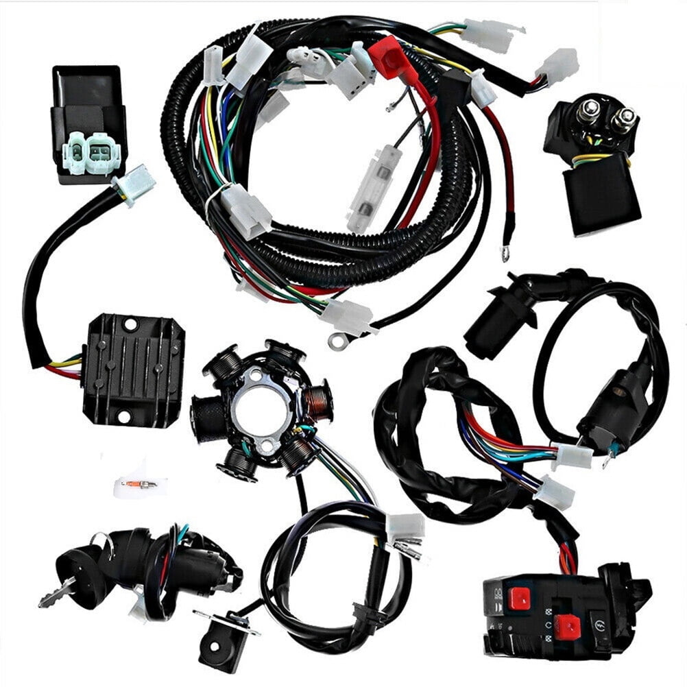Chuangji Replacement ATV Ignition Coils Start Up Wire Harness ...
