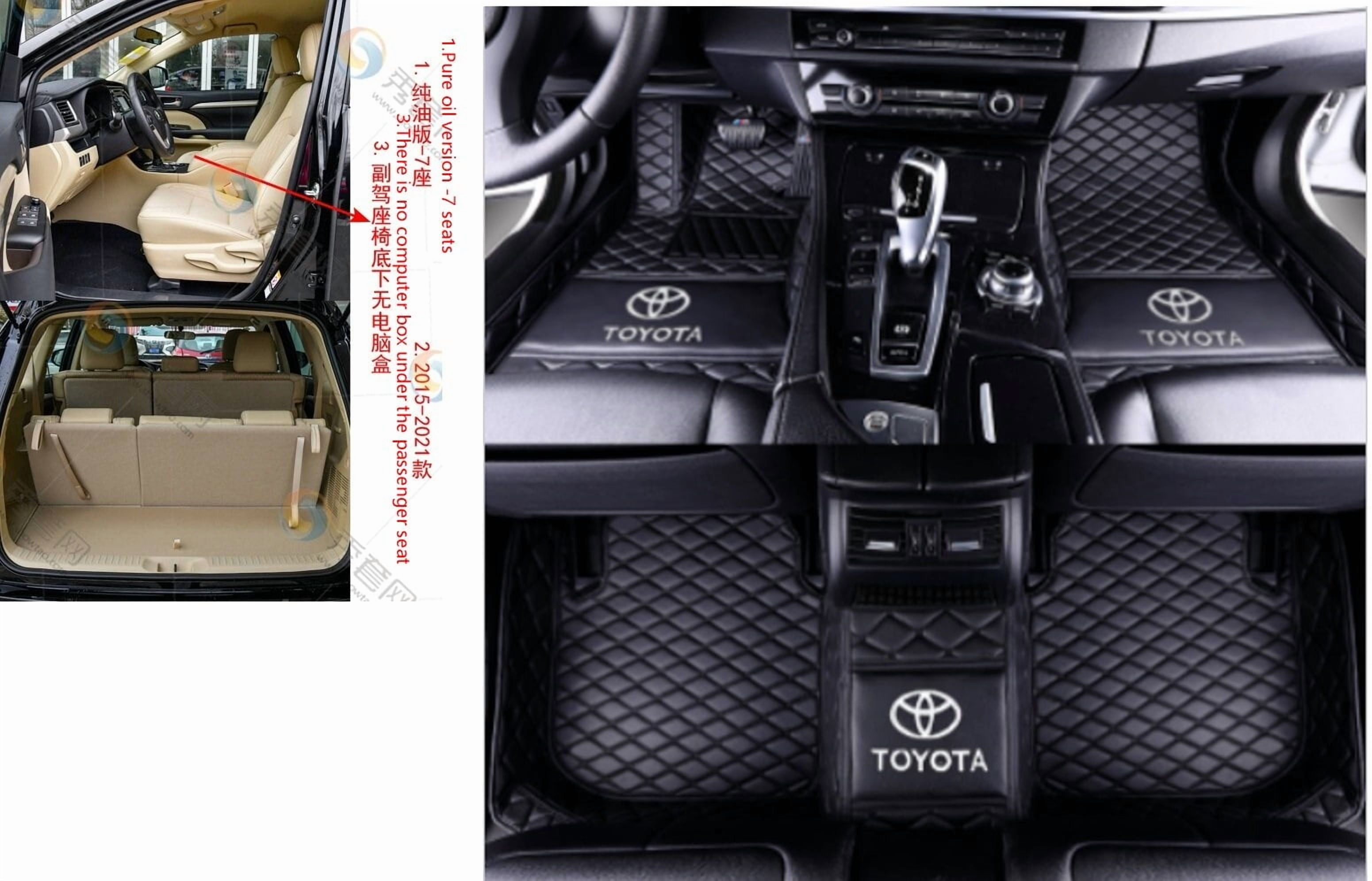 Chuangxin Car Floor Mats TOYOTA ‌‌‌‌HIGHLANDER 7Seat2015~2021Pure Oil B ...