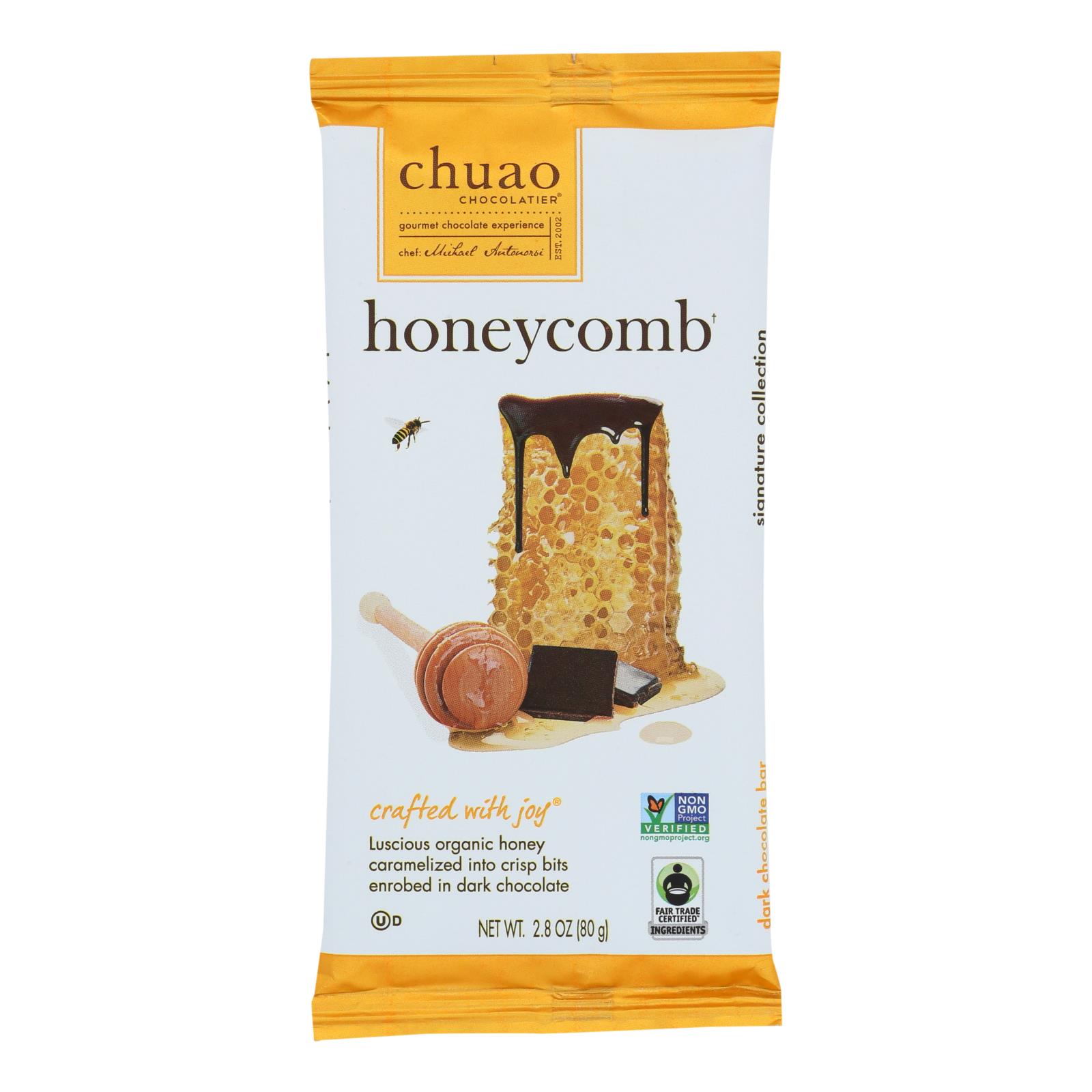 Chuao Chocolate Bar, Honeycomb - Case of 12 - 2.8 OZ - Walmart.com