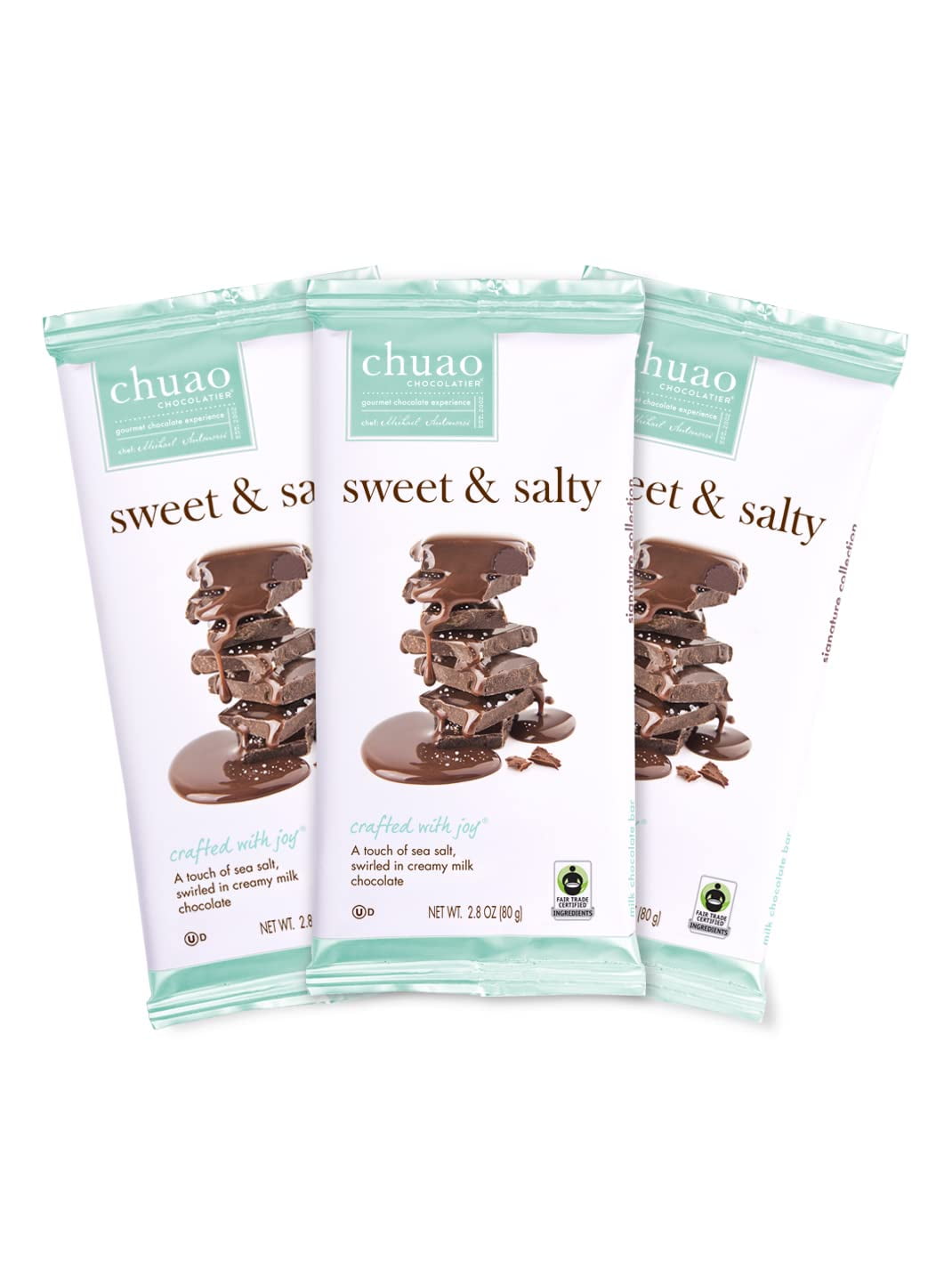 Chuao Chocolatier Sweet & Salty Gourmet Chocolate Bars |For Gift ...