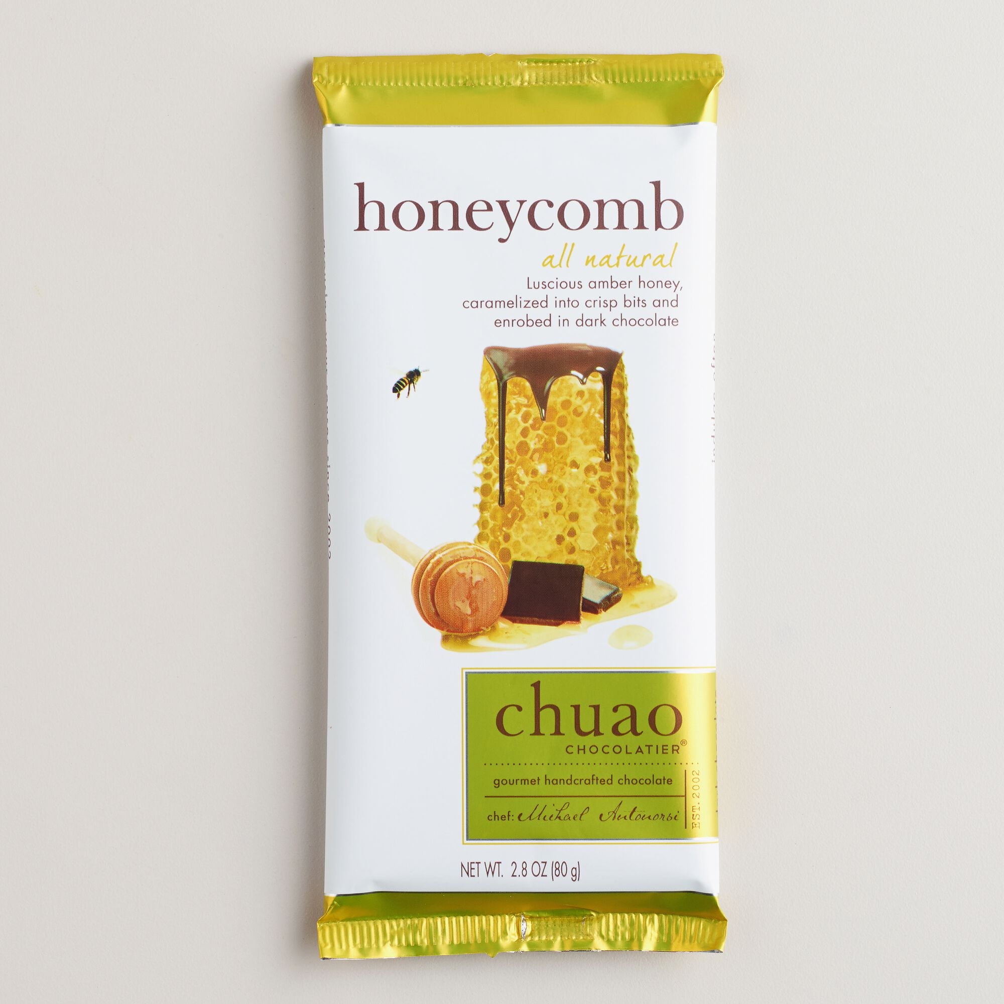 Chuao Honeycomb Dark Chocolate Bar 2.8 oz. 2 each - Walmart.com