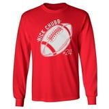 Chubb Ball Houston Fans - 24 Jersey Football Tribute Long Sleeve T ...