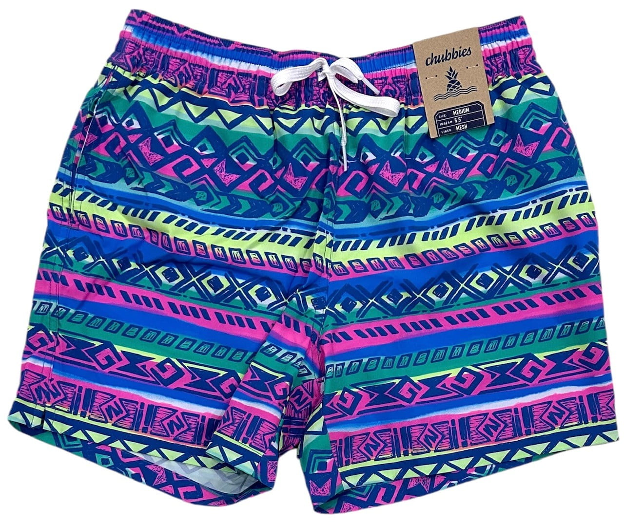 Chubbies Men's Classic Swim Trunks 5.5" The Retronators Mesh Lined ...