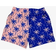 NEFF Men's Blue Ducky Peace Sign Daily Hot Tub Board Shorts for ...