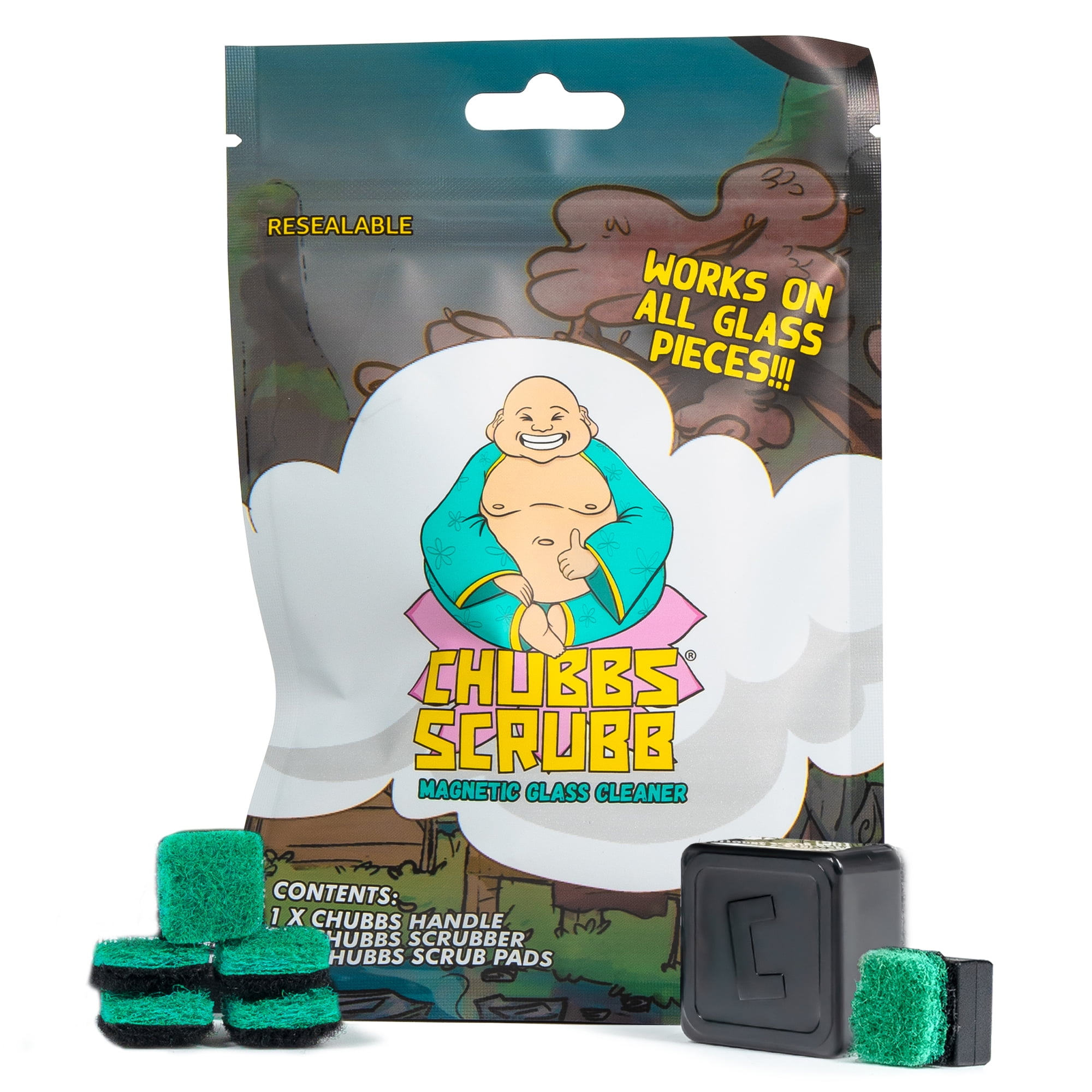 Chubbs, Magnetic Glass Cleaner for Intricate Glassware, Precise and ...