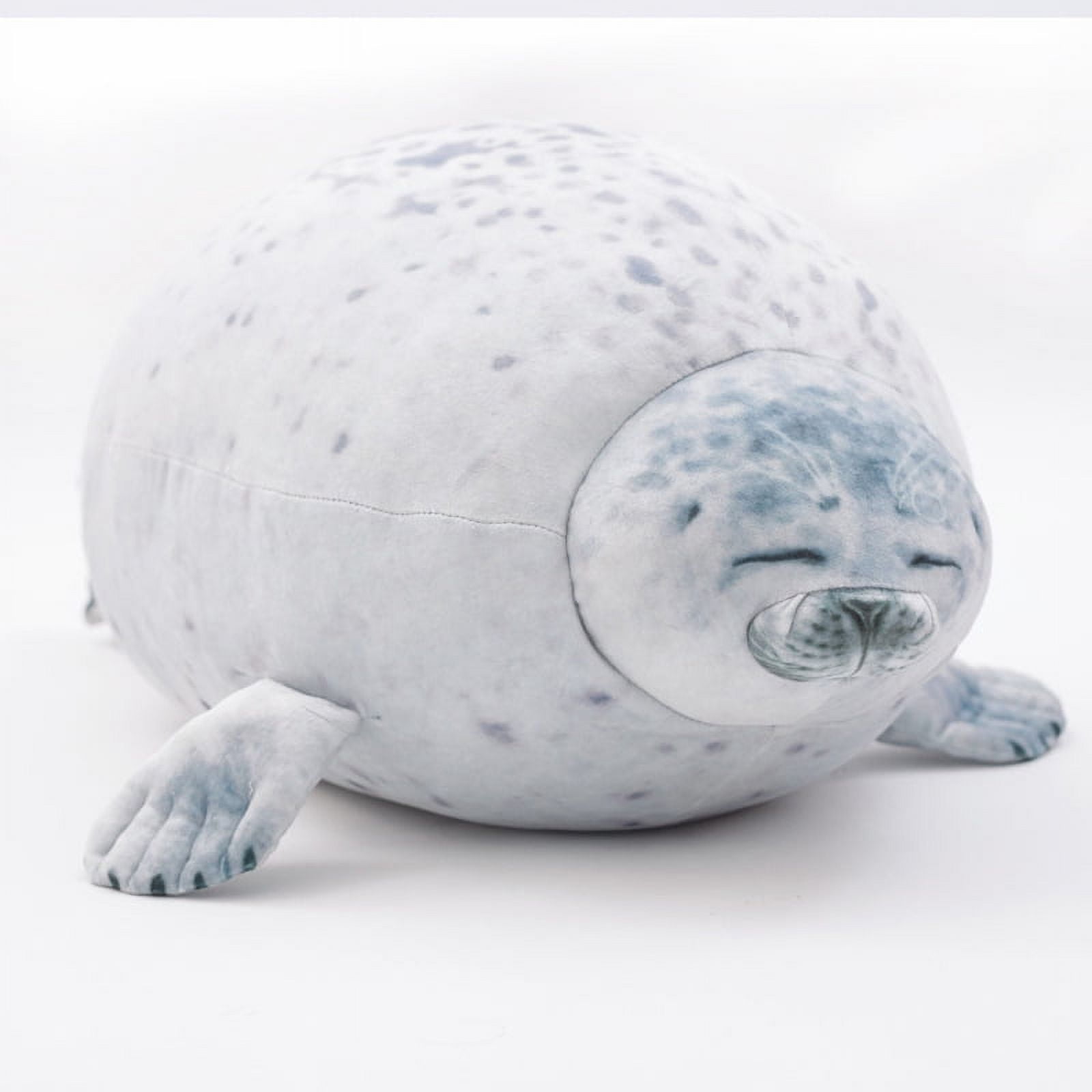Chubby Blob Seal Plush Pillow, Cute Soft Stuffed Animal Hugging Pillow ...