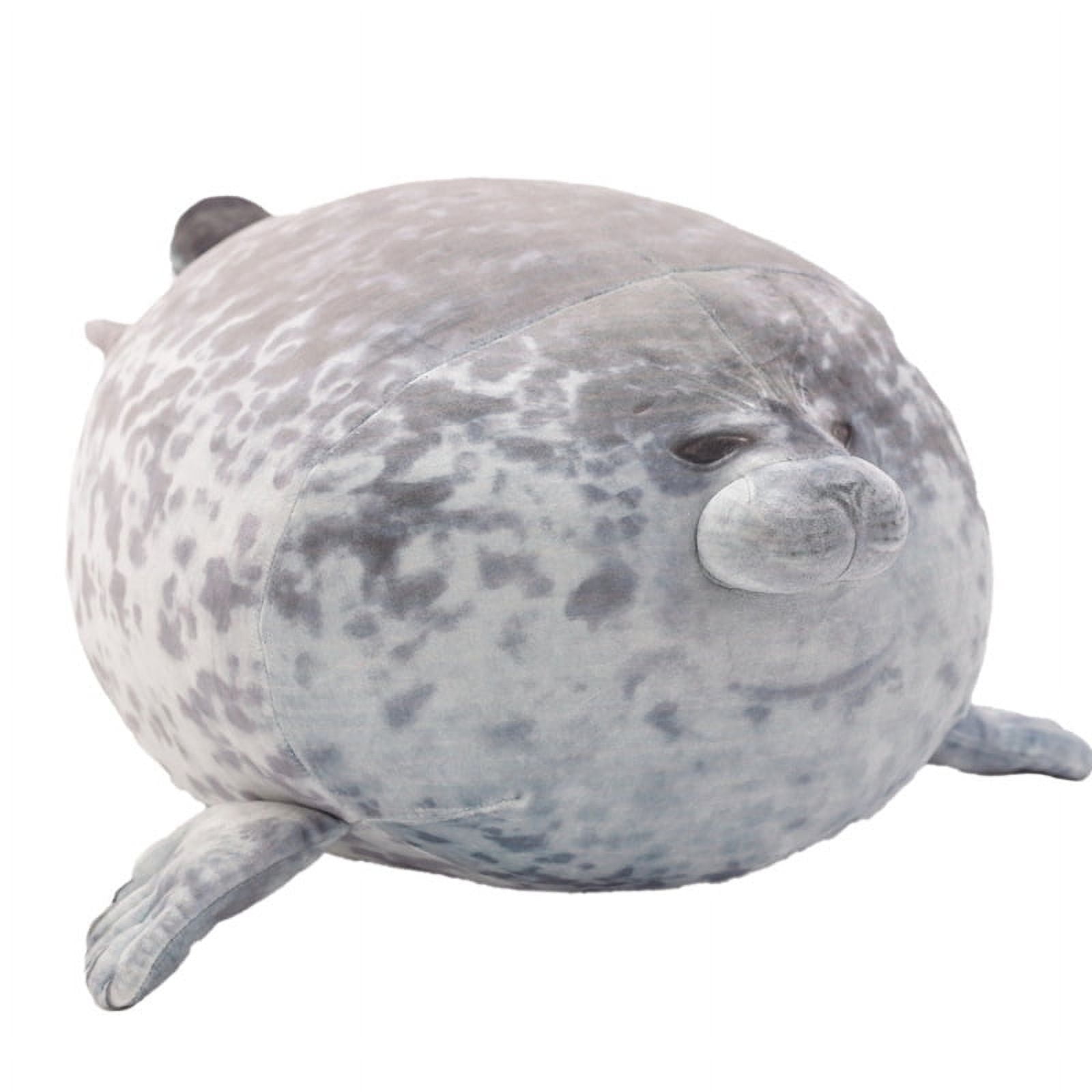 Chubby Blob Seal Plush Pillow, Cute Soft Stuffed Animal Hugging Pillow ...
