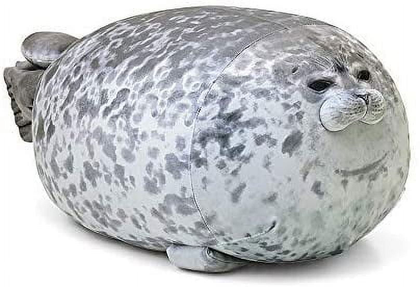 16 Inch Chubby Blob Seal, Cute Cotton Plushie Toy, Stuffed Animal Ocean ...