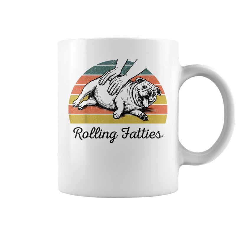 Chubby Bulldog Rolling Fatties Coffee Mugs - Walmart.com