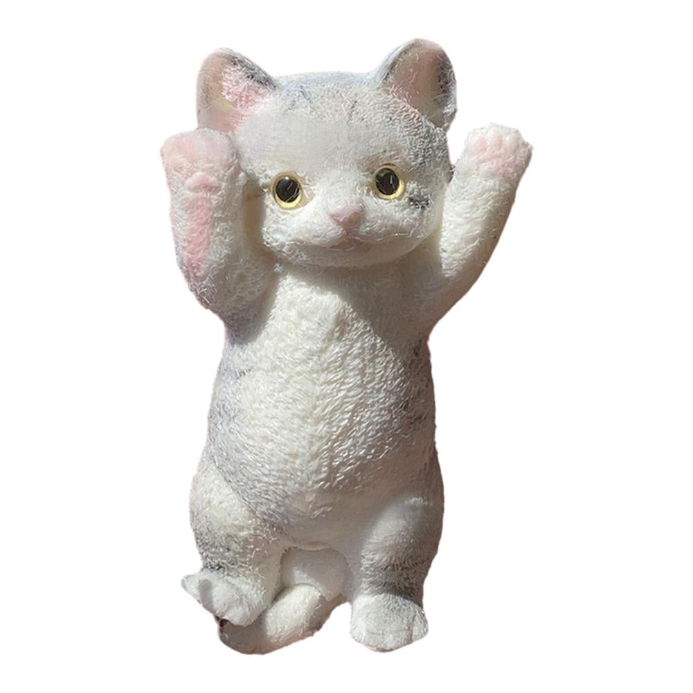 Chubby Cat Squeeze Toy, 8in Soft Flocking Cat Squishies Stress Balls ...