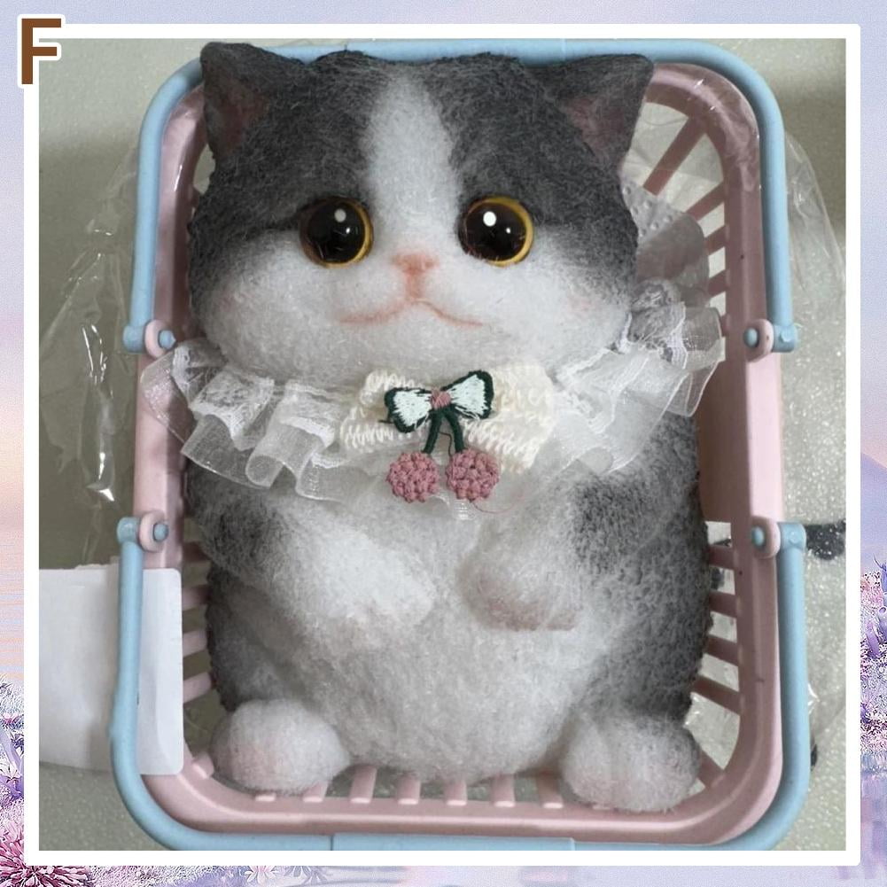Chubby Cat Squishies Toys, Cute Cat Squeeze Toys, Soft Cat Fidget Toys ...