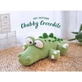 Chubby Crocodile Crochet Amigurumi Pattern, Crochet Crocodile Plush Toy ...