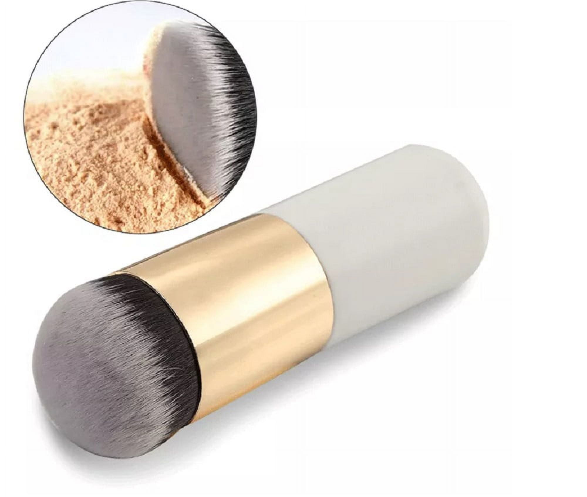 TIKA Chubby Kabuki Travel Foundation Brush - Versatile Makeup ...