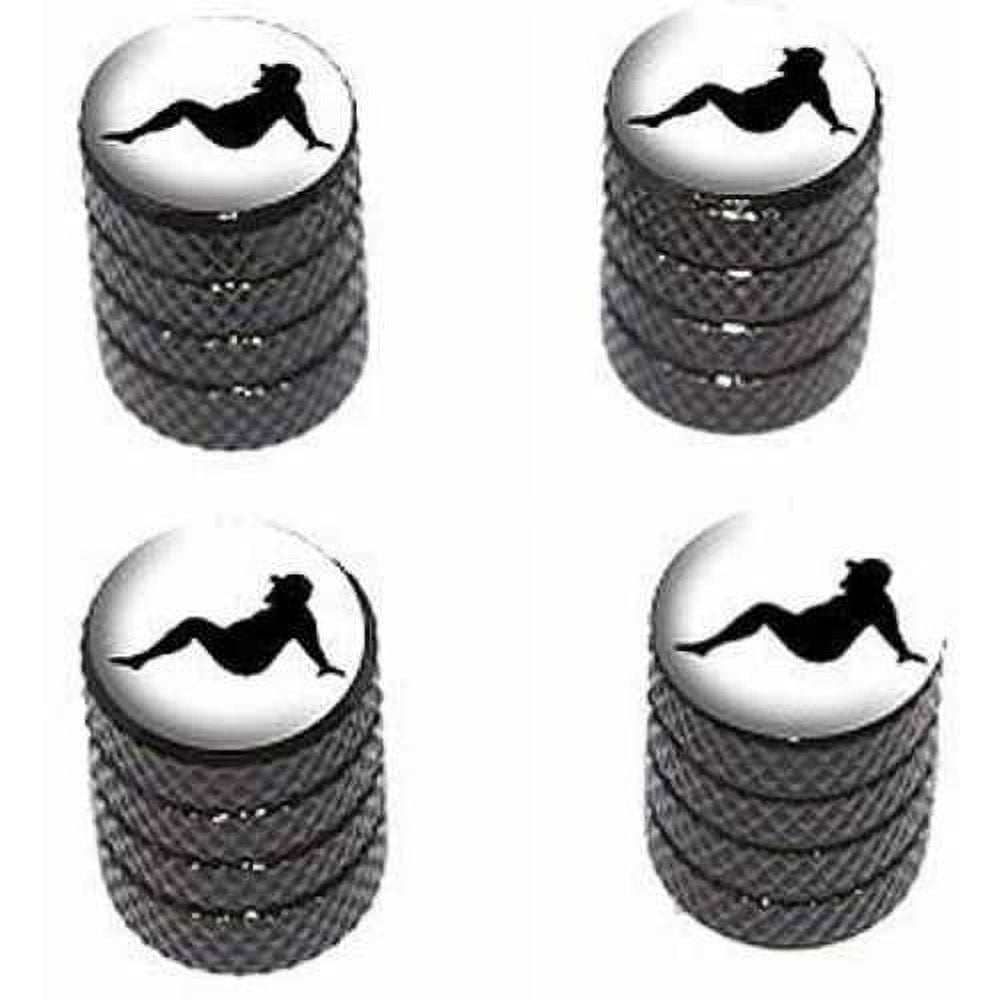 Chubby Mudflap Guy Mud Flap Tire Rim Wheel Aluminum Valve Stem Caps ...