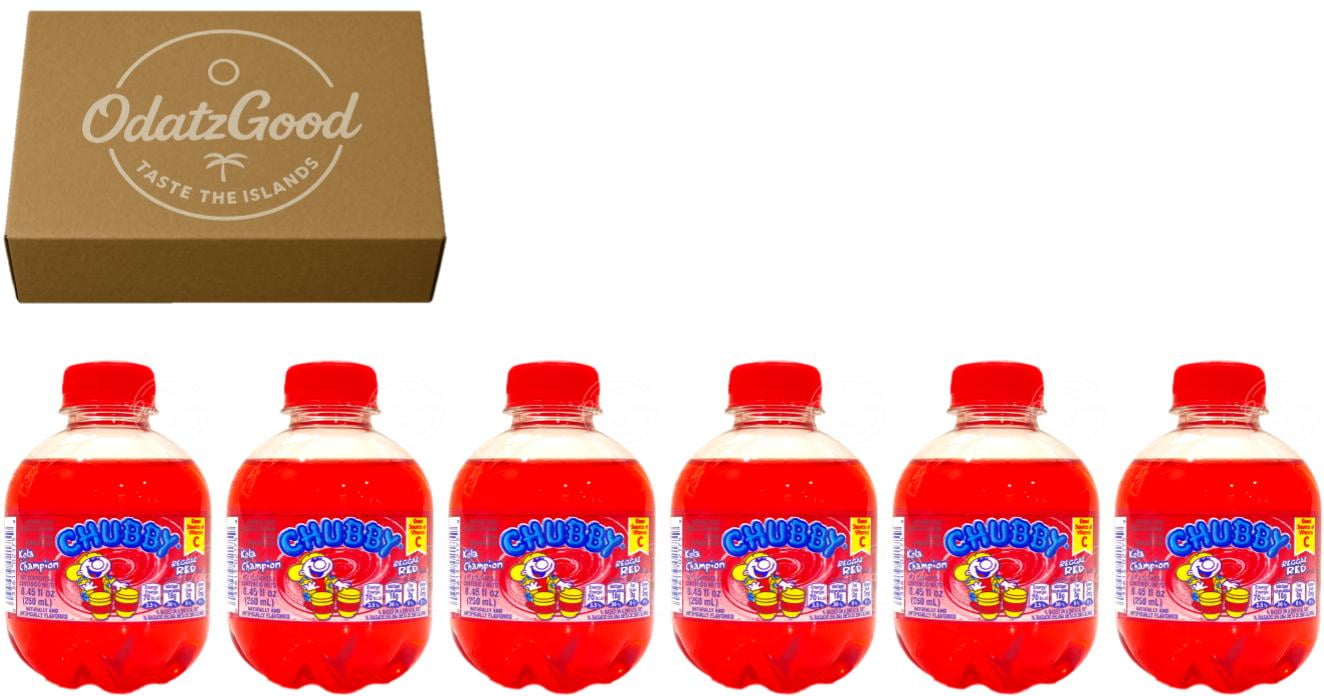 Chubby Reggae Red Kola Champion Soda 8.45oz (250ml) 6-Pack – Curated ...