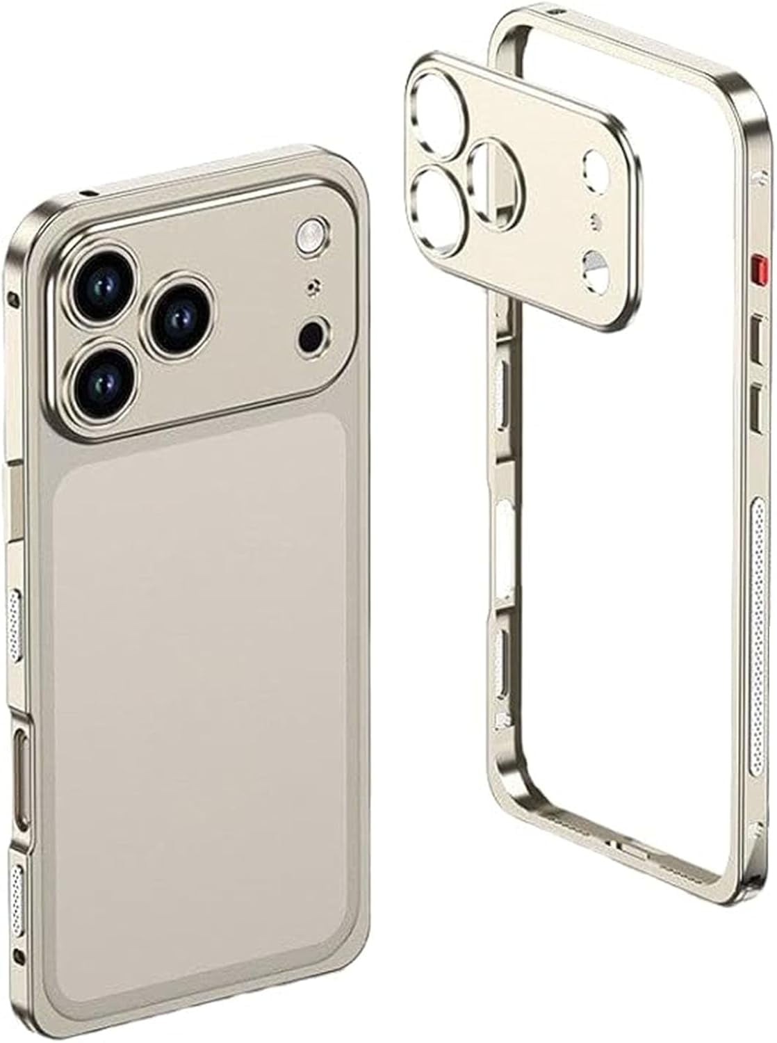 ChubbyCase Ultra-Thin Metal Frame Heat Dissipation Case with Lens ...