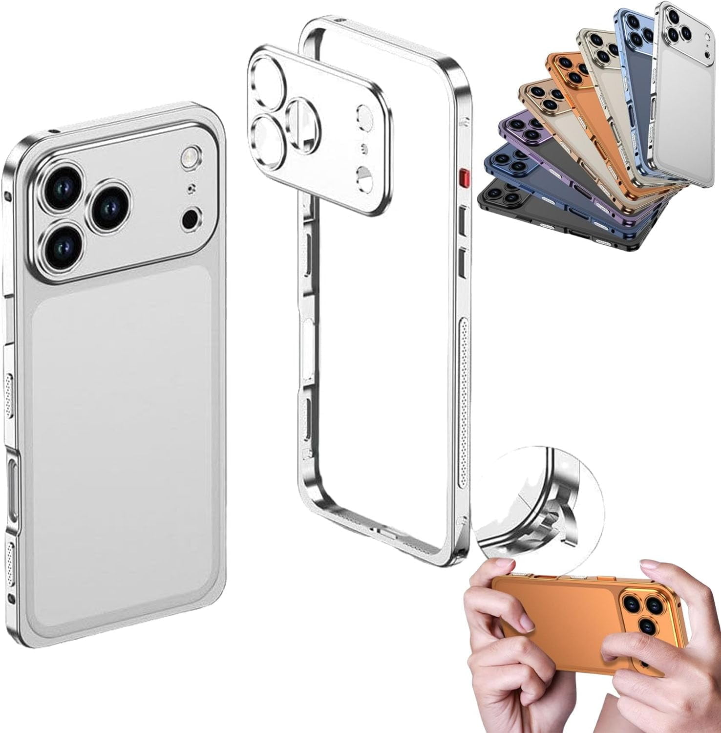 Chubbycase Ultra-Thin Metal Frame Heat Dissipation Case with Lens ...