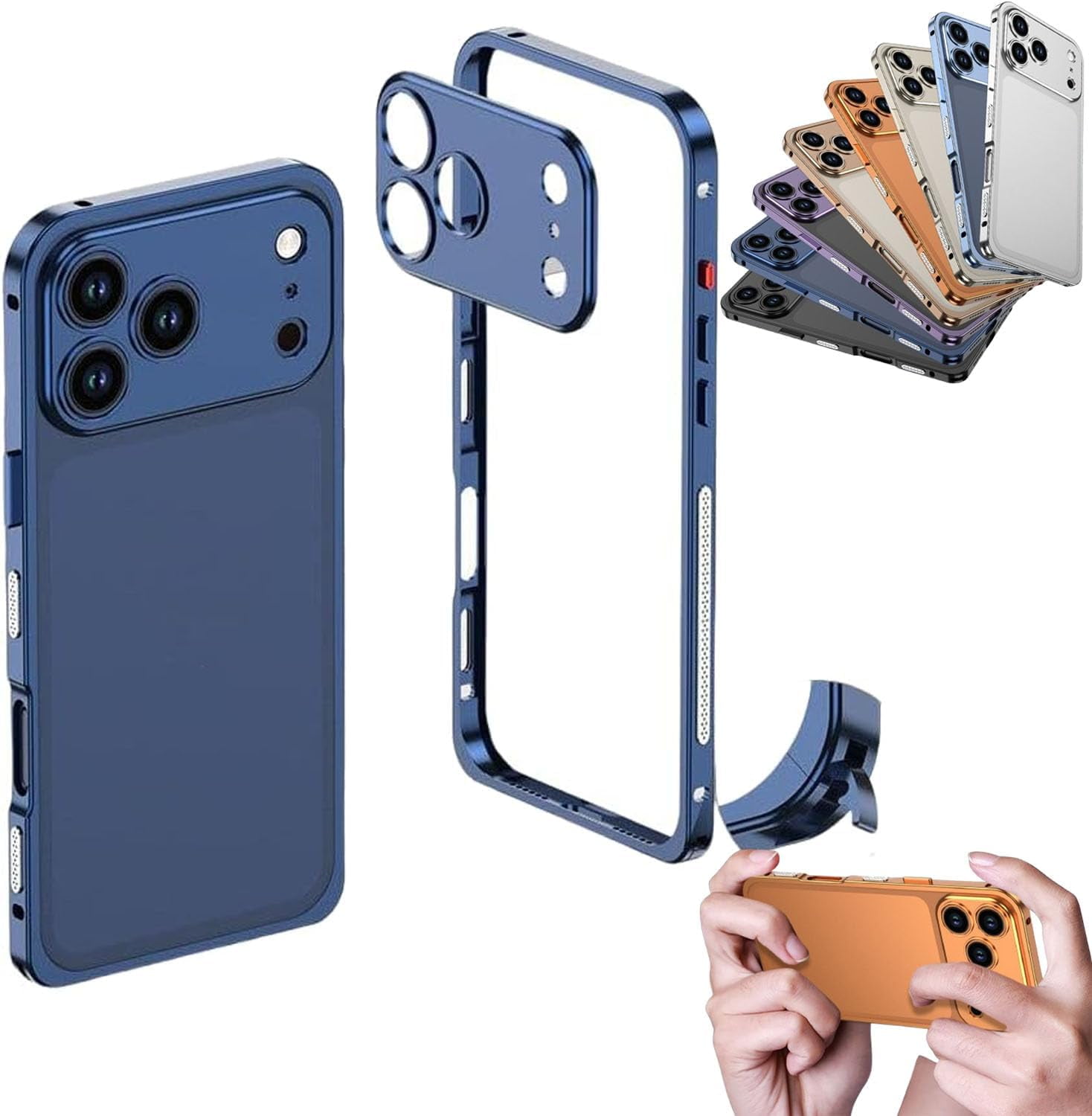 Chubbycase Ultra-Thin Metal Frame Heat Dissipation Case with Lens ...