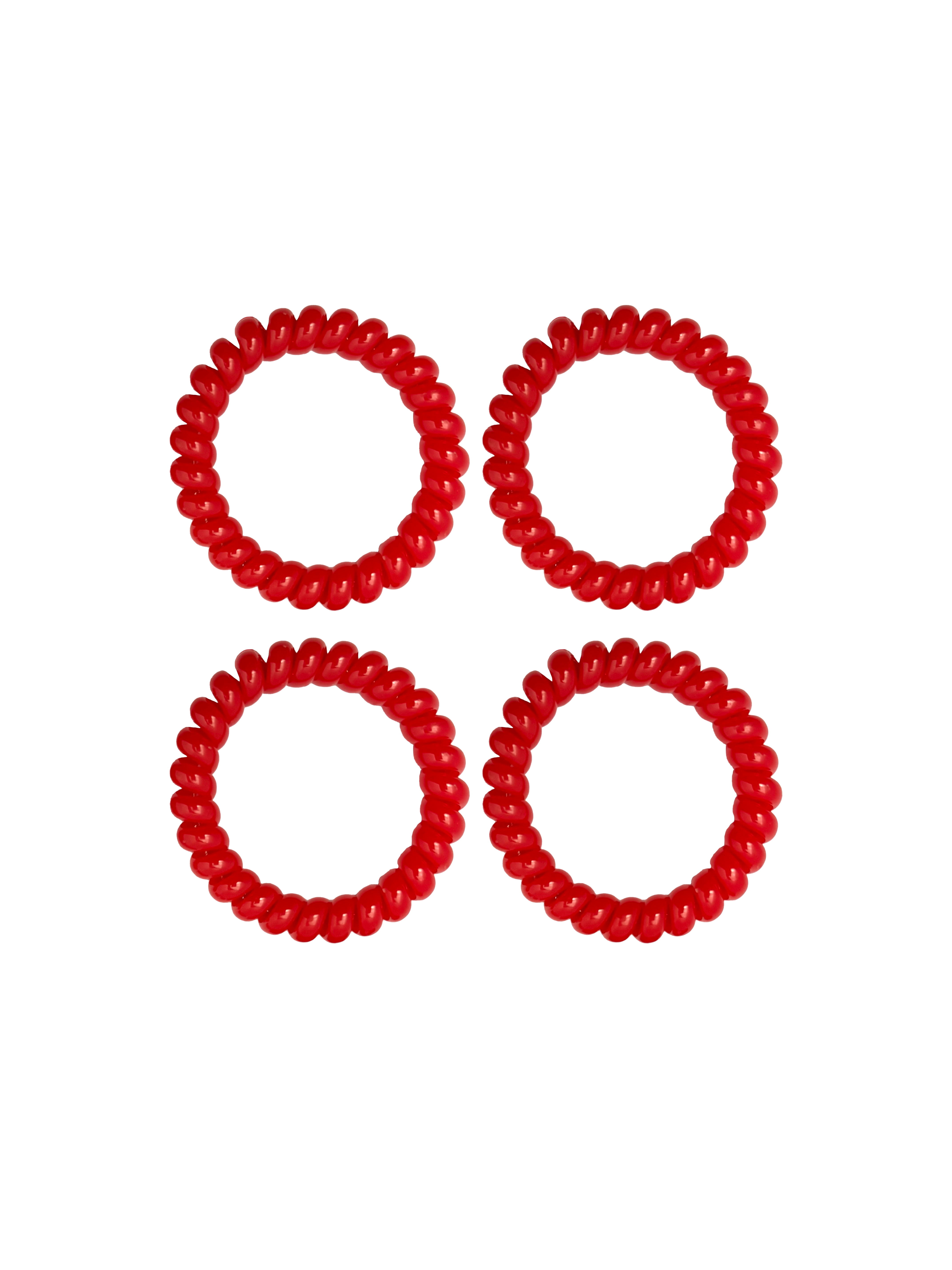 Chubuddy Spiralz Chewable Fidget 4 Bracelets (Red) Calming for Autism ...