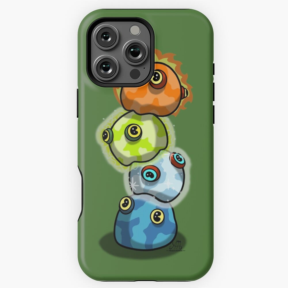 Chuchu Stack Funny Creature Gamer Style iPhone Case 11 12 13 14 15 16 ...