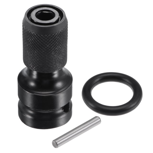 Chuck Adapter 1/2" Square Drive to 1/4" Hex Female Socket for Impact ...