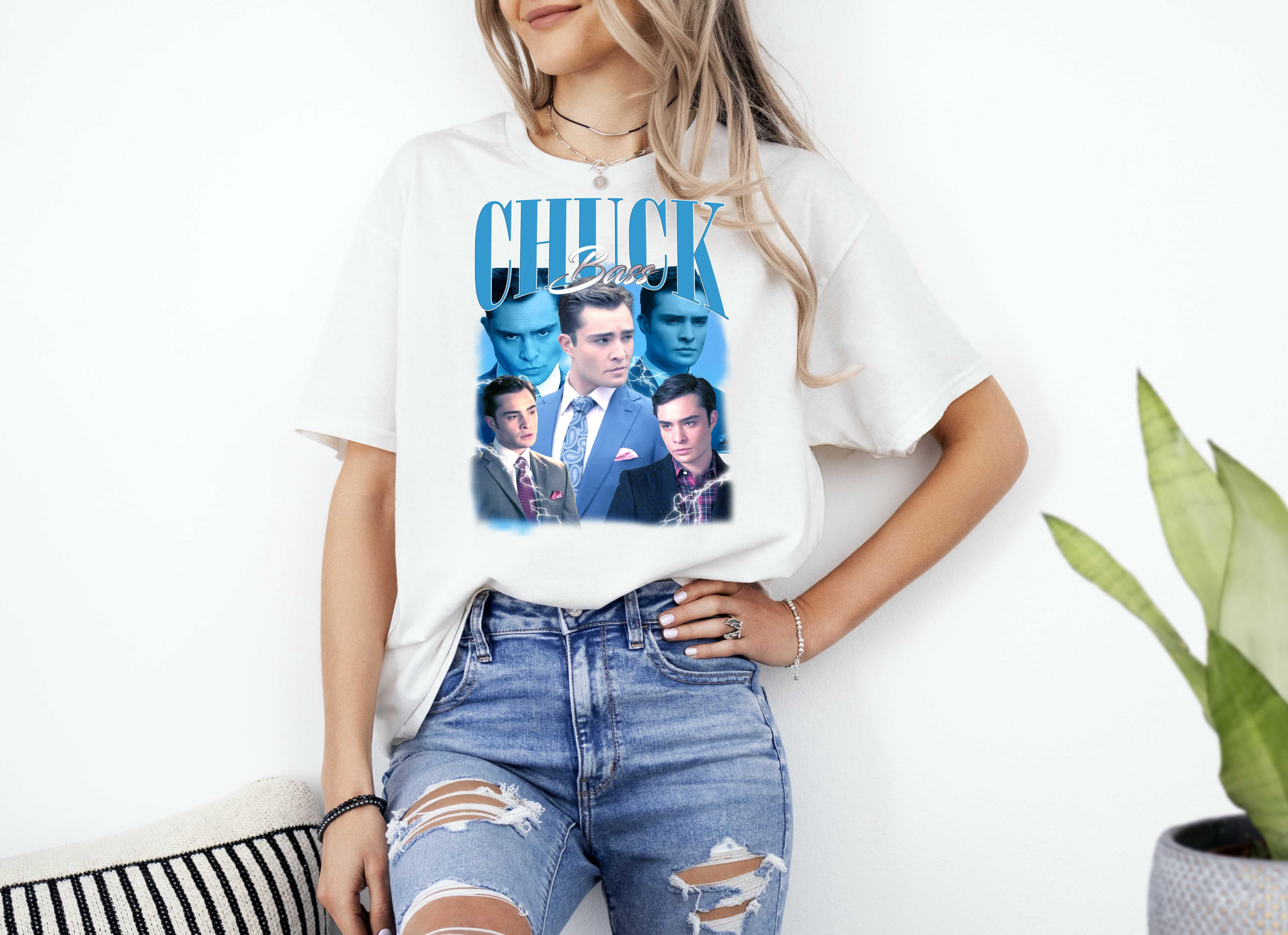 Chuck Bass T-Shirt Gossip Girl Graphic Ed Westwick Fan Tribute, for men ...