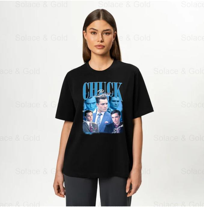 Chuck Bass T Shirt, Sweatshirt, Hoodie Ed Westwick Vintage Gossip Girl ...