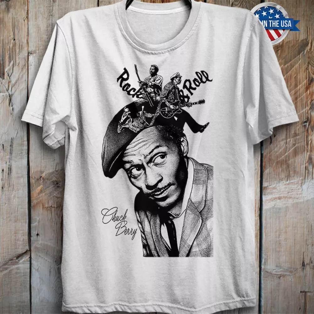 Chuck Berry Father Of Rock 'n' Roll Vintage T-shirt Johnny B. Goode ...
