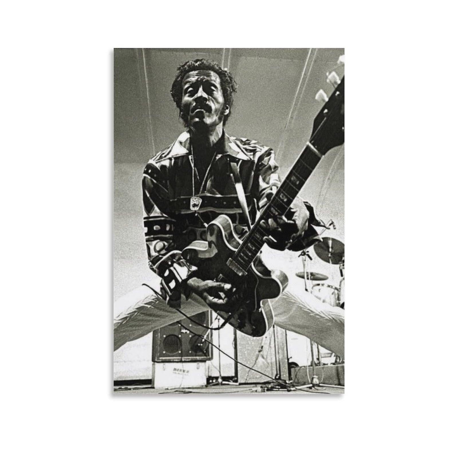 Chuck-Berry Poster Classic Vintage Rock Posters Rock Music Retro Style ...